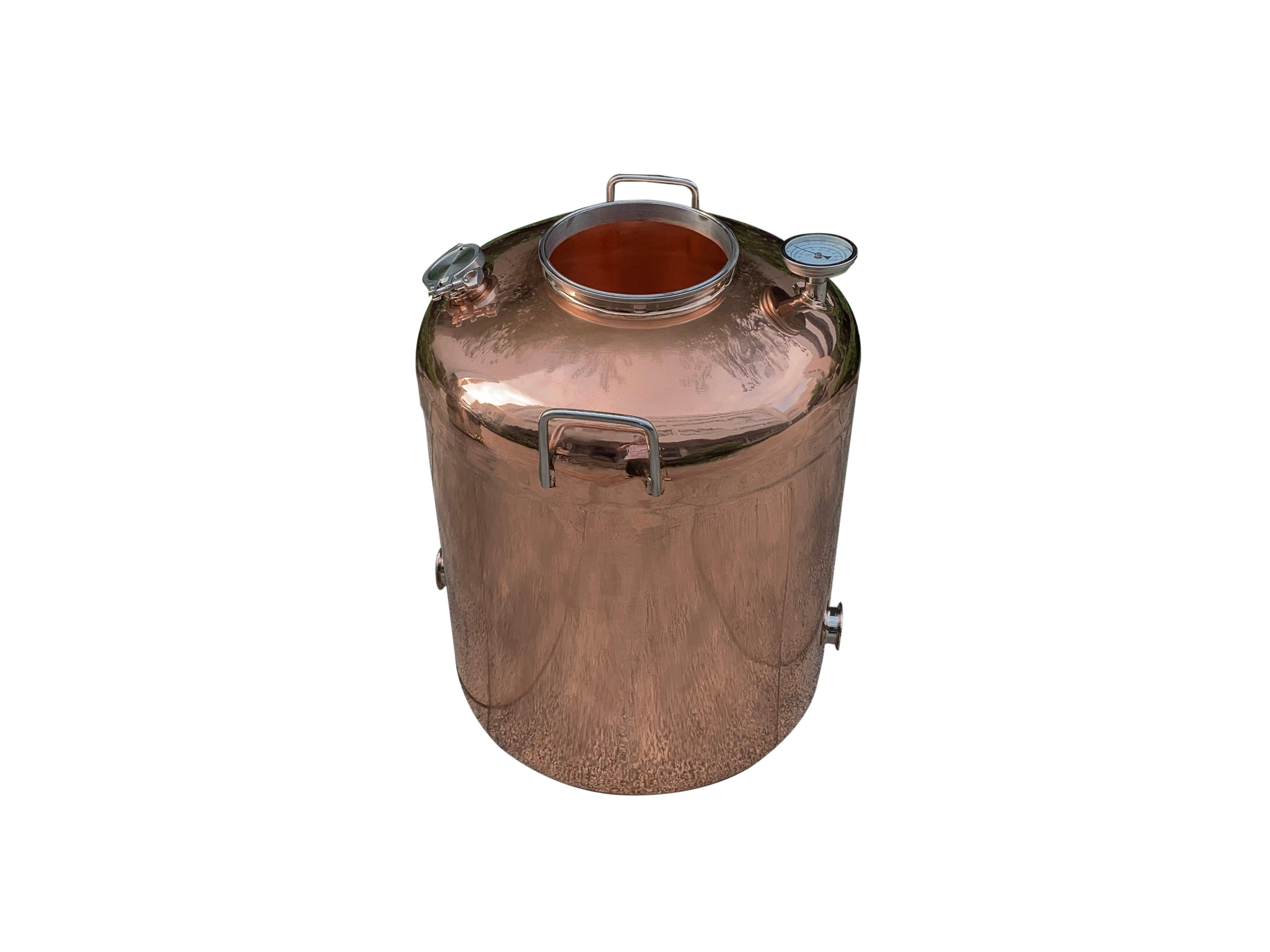 26 Gallons Copper Distilling Boiler Non Jacketed – OakStills