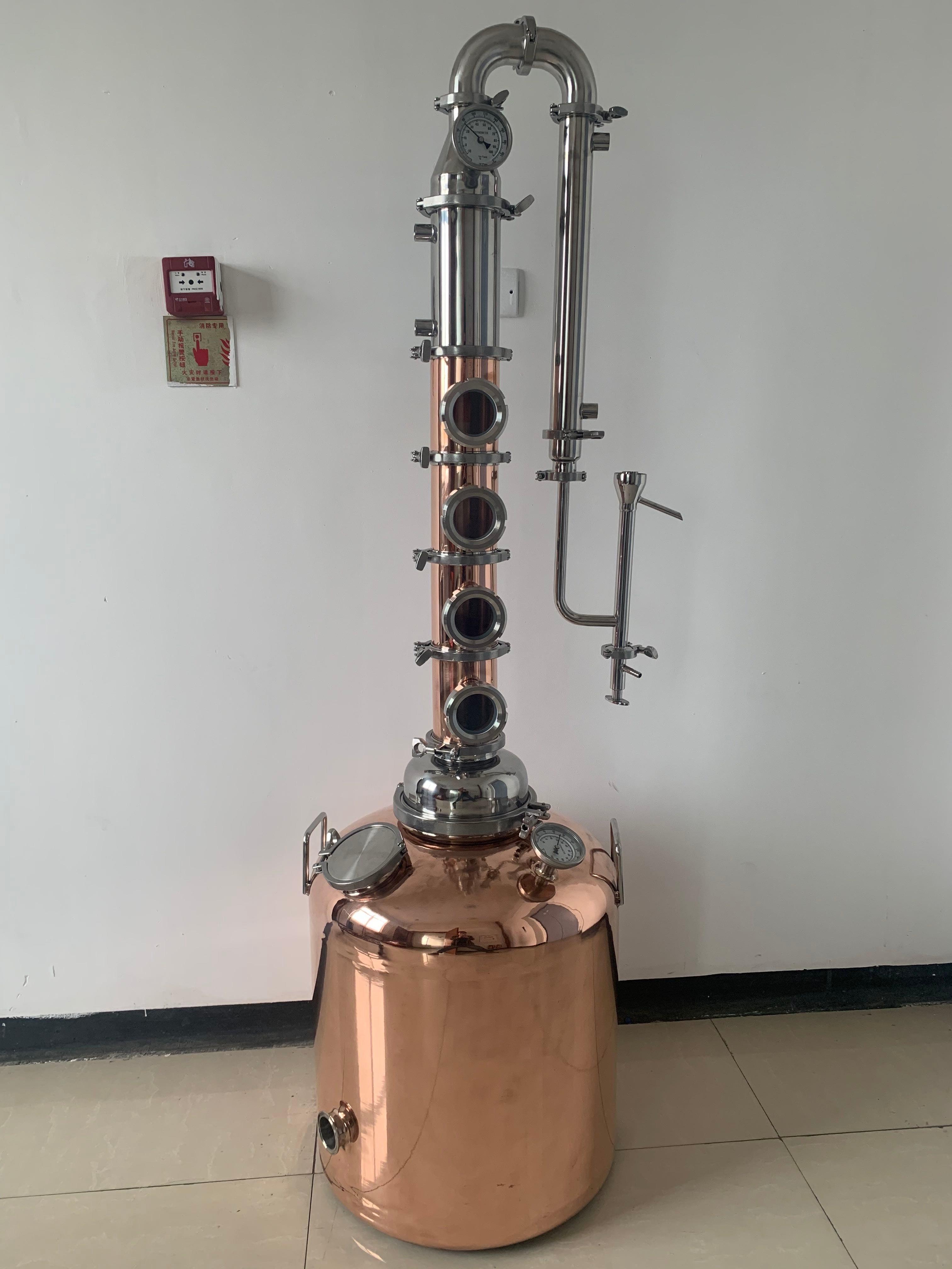 26 Gallon Copper Flute Column Still – OakStills