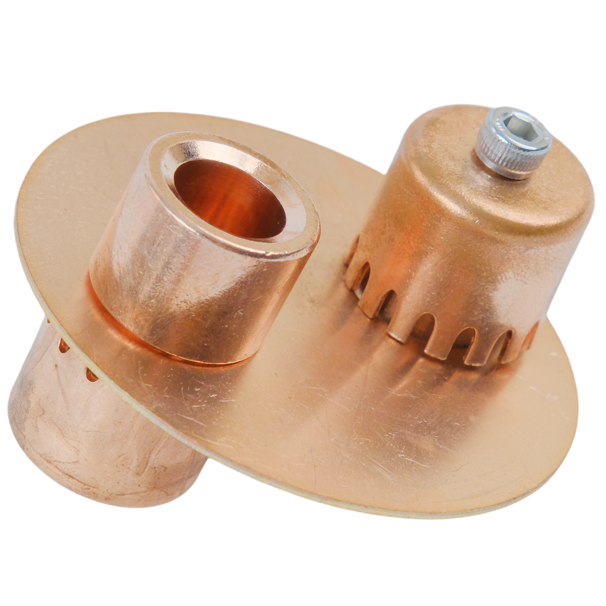 Copper Bubble Plate with Gasket – OakStills