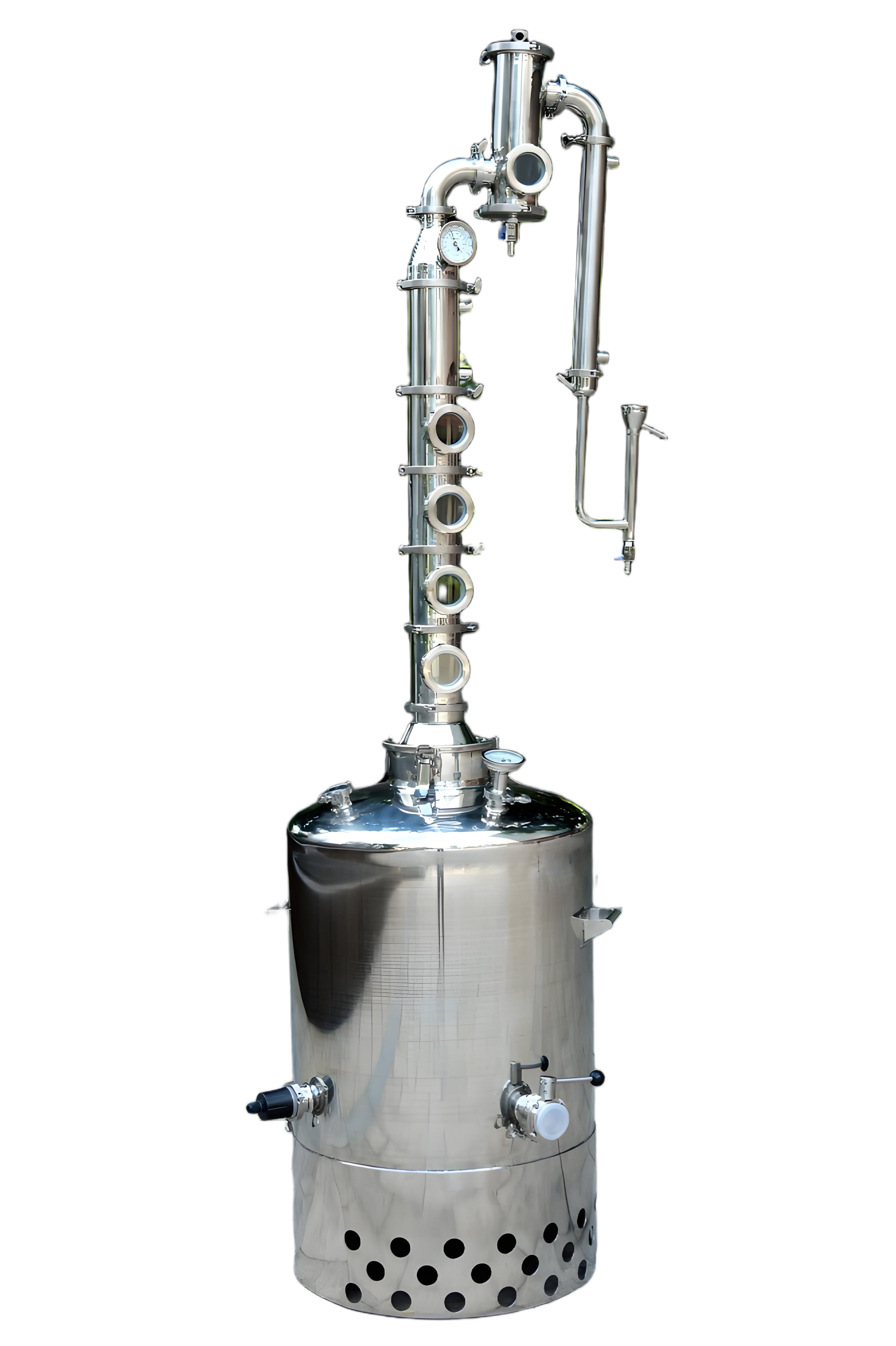 53 Gallons 200L 4" Reflux Still with Gin Basket – OakStills