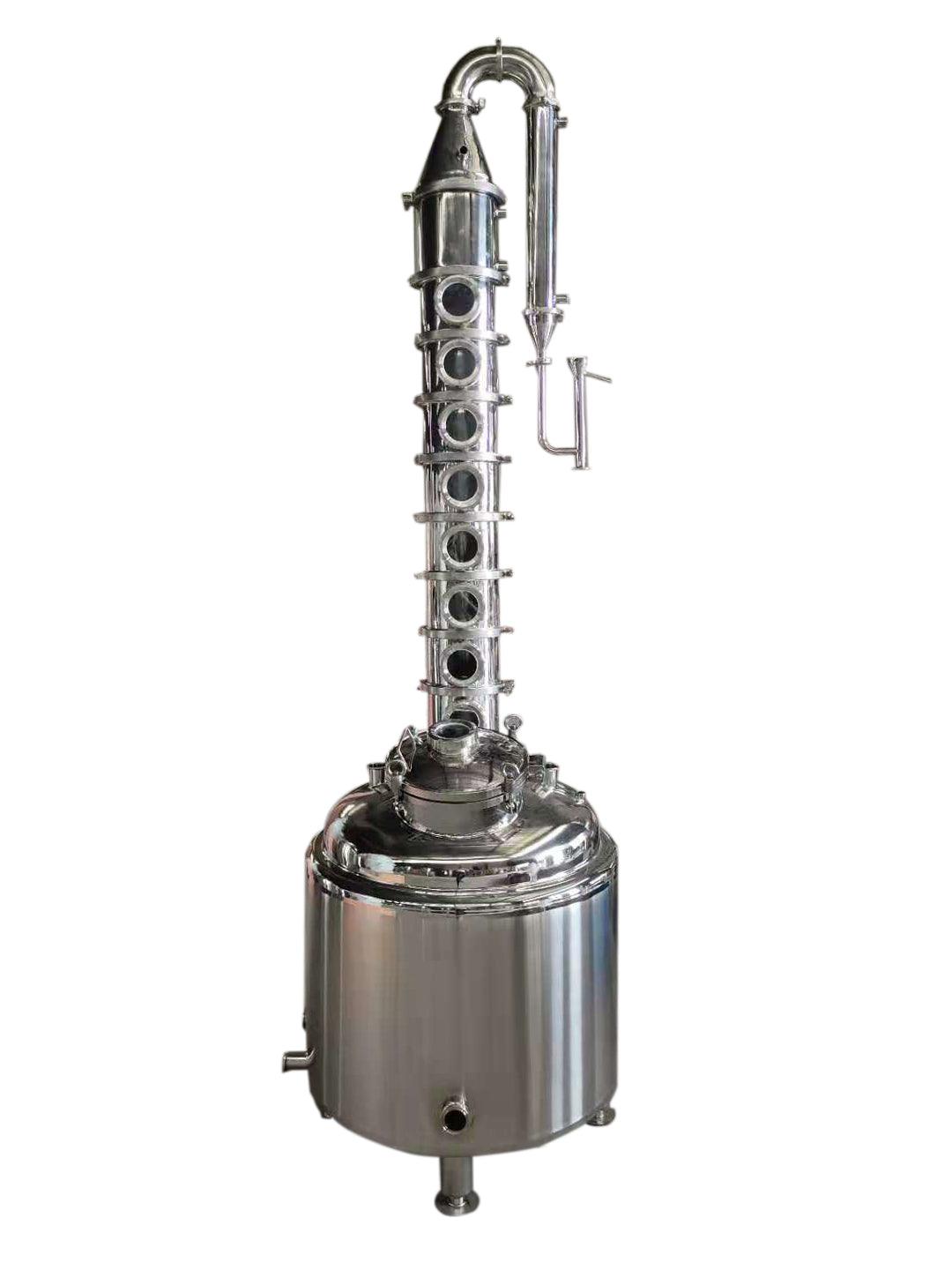 52 Gallon (200L) Jacketed Alcohol Vodka Whiskey Still Home Distillery ...