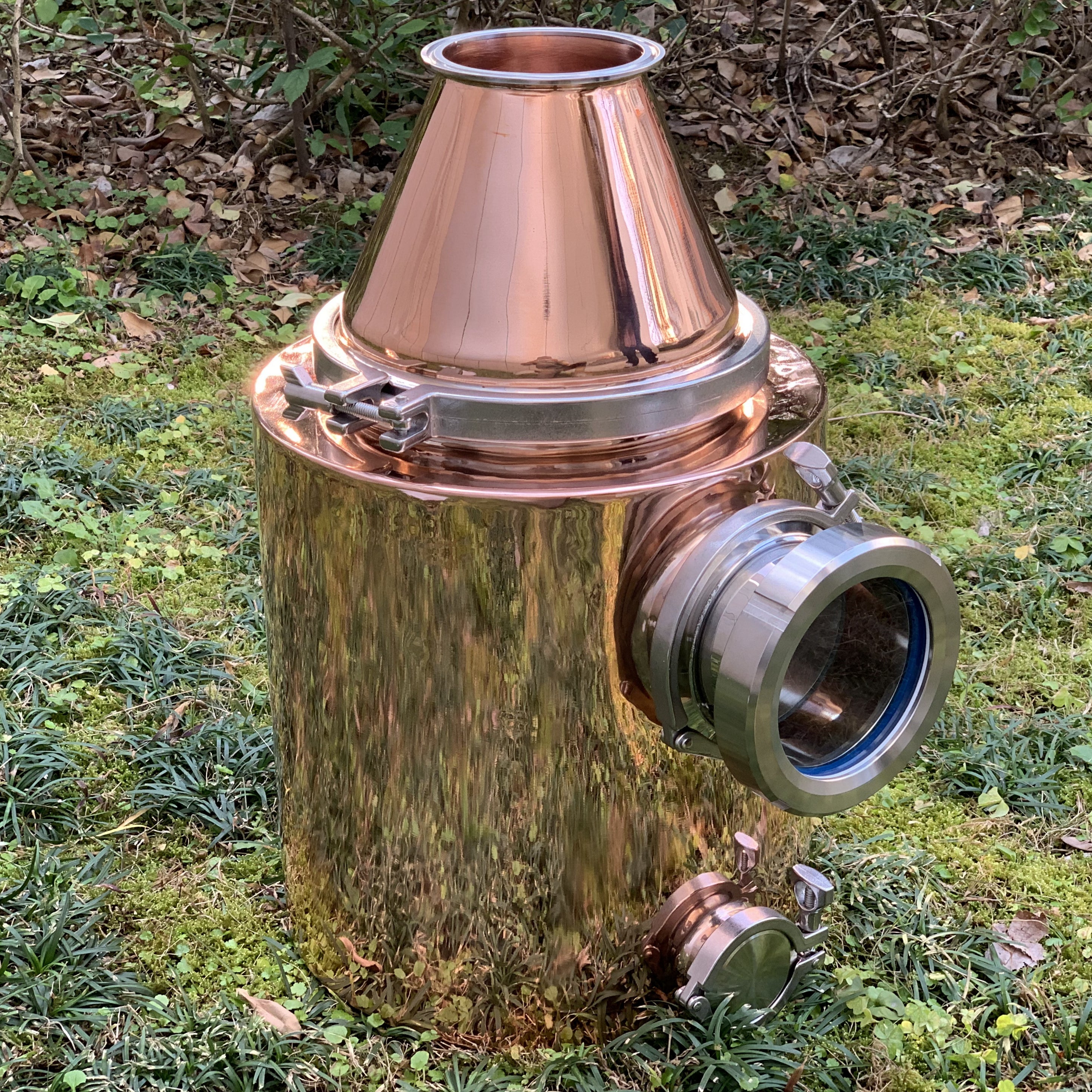 4 Galllons Copper Moonshine Still Pot Distilling Kettle – OakStills