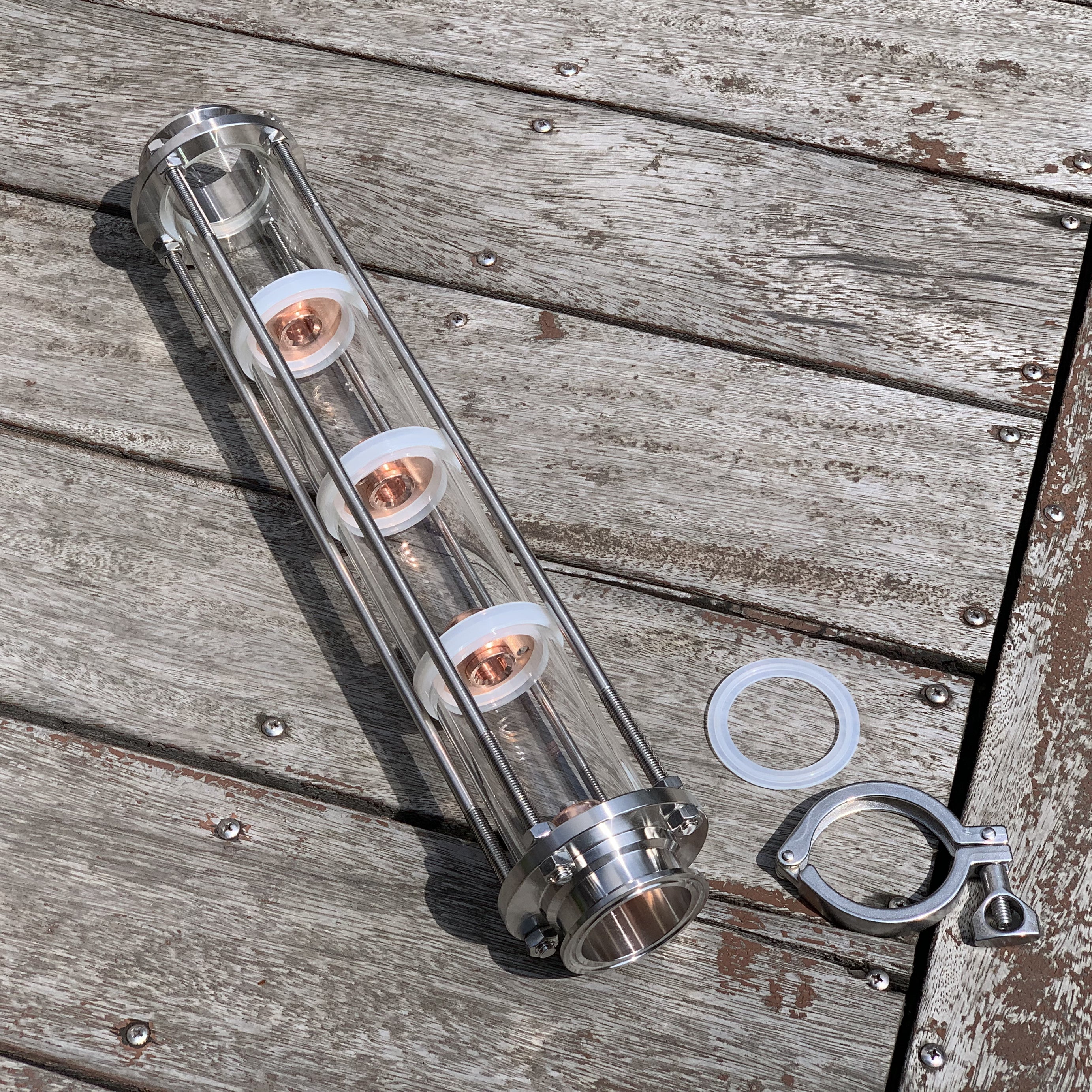 2" Glass Reflux Still Moonshine Still Column – OakStills