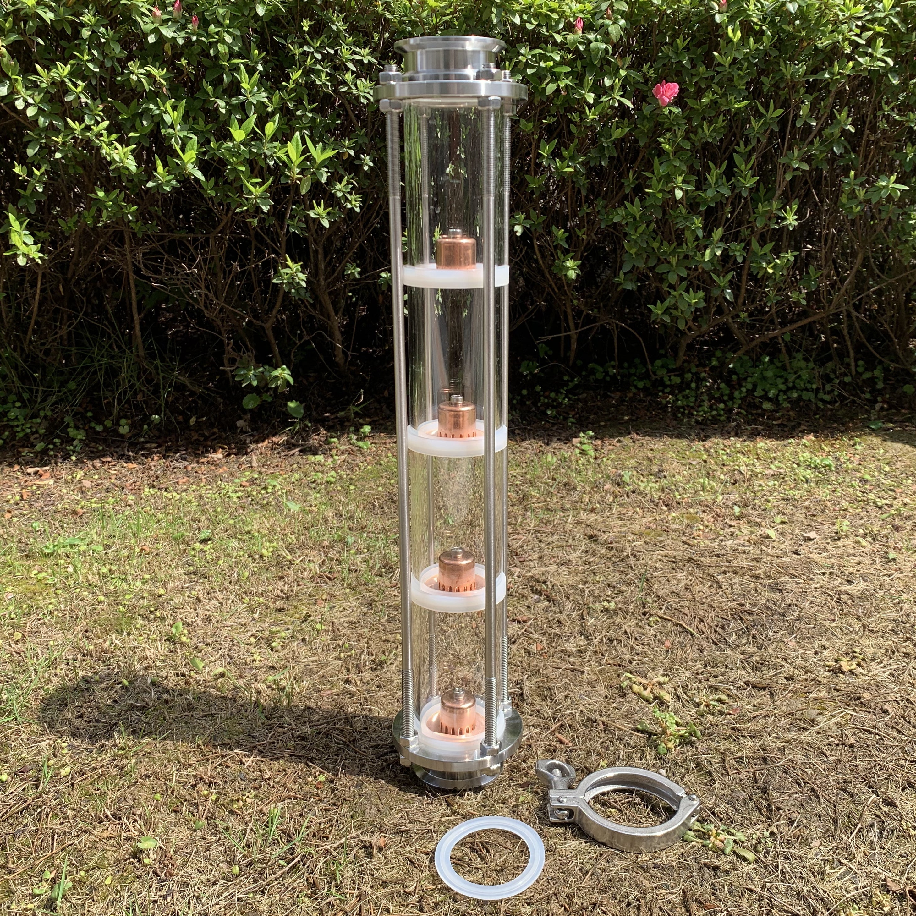2" Glass Reflux Still Moonshine Still Column – OakStills