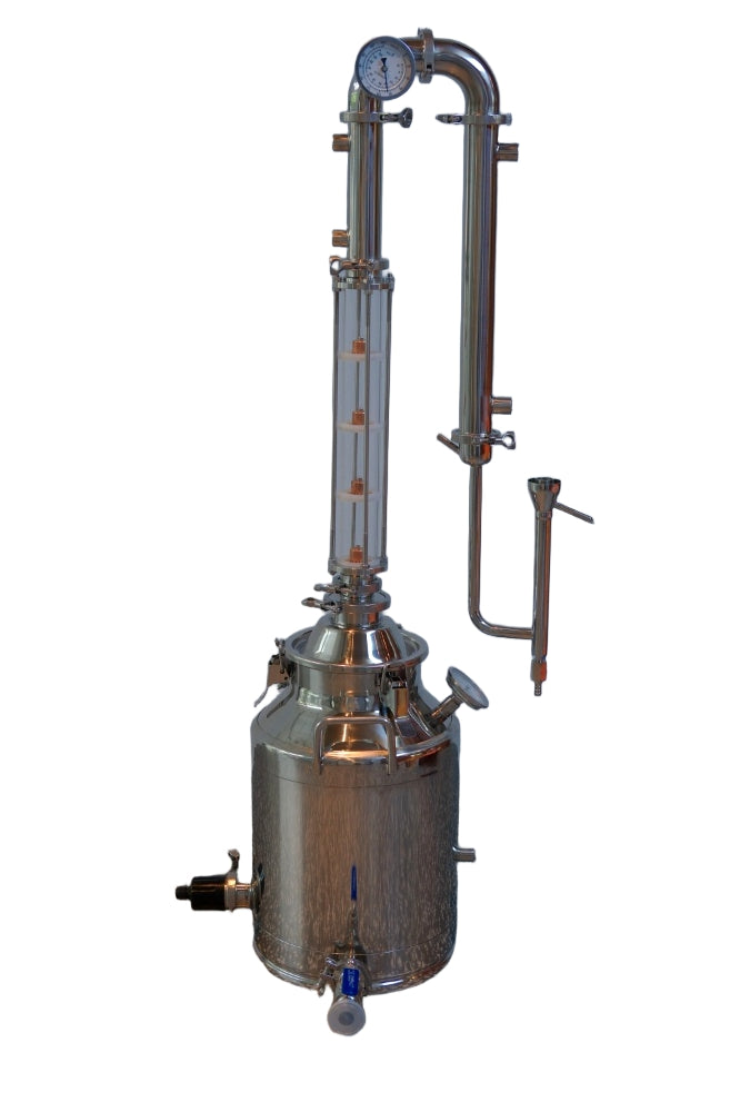 8 Gallons 2" Glass Reflux Still – OakStills