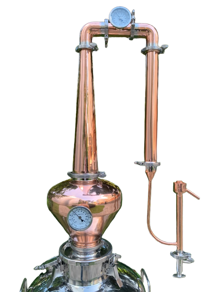 4" Copper Pot Still Column for Whiskey, Tequila, Brandy and Rum – OakStills