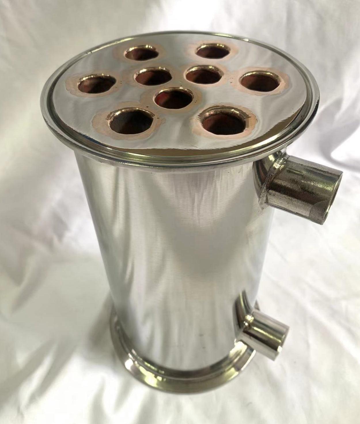 4" Copper Dephlegmator (SS shell) – OakStills