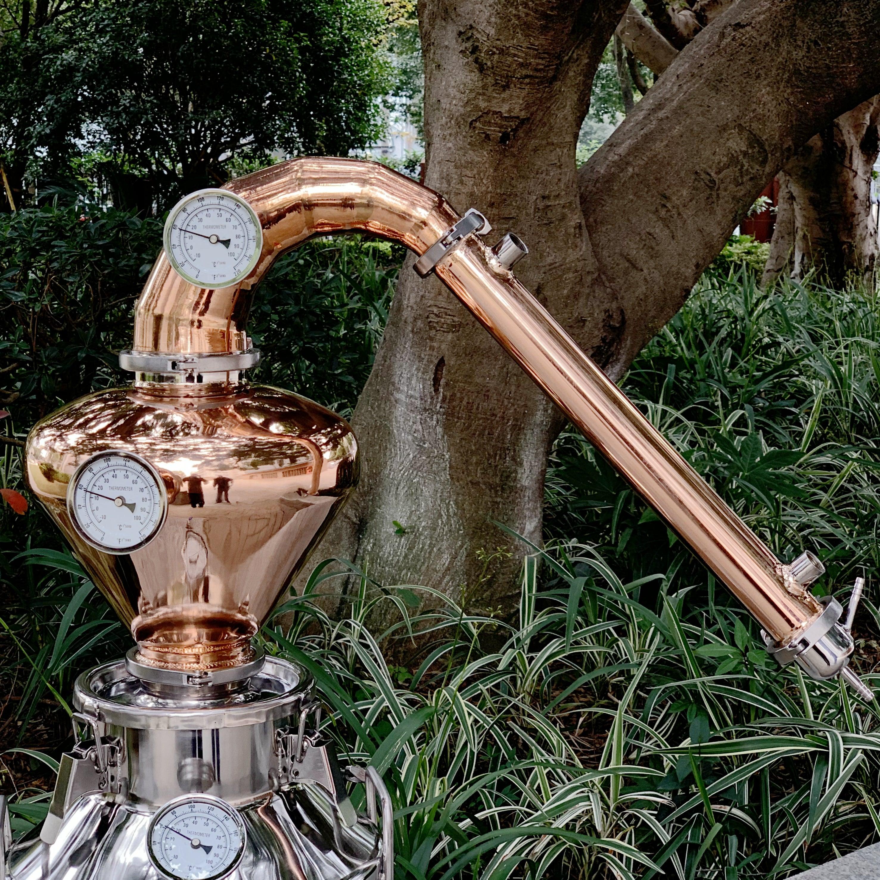 Copper Pot Still with Whiskey Helmet – OakStills