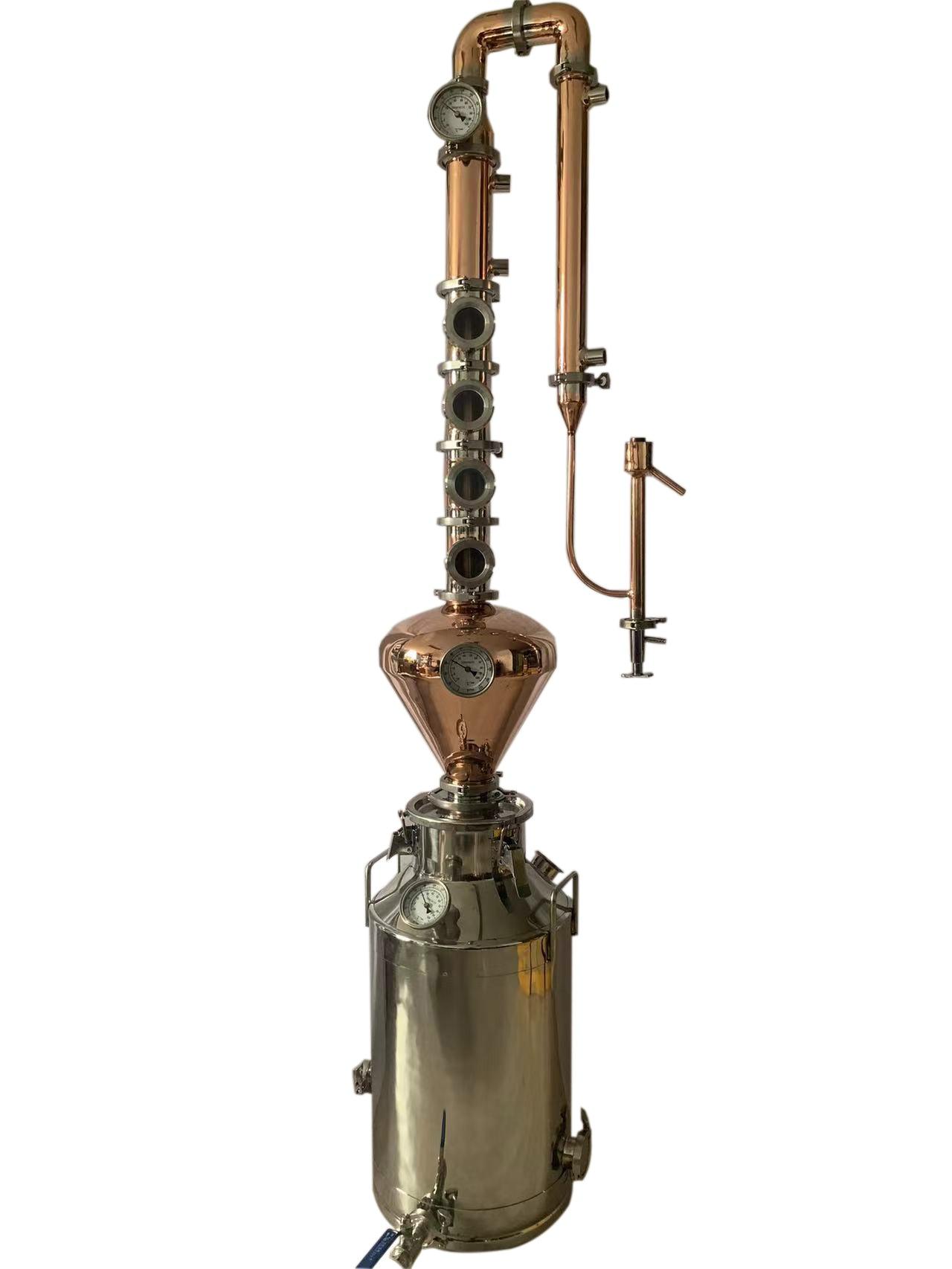 50L 3" Copper Column Alcohol Distiller with Helmet – OakStills