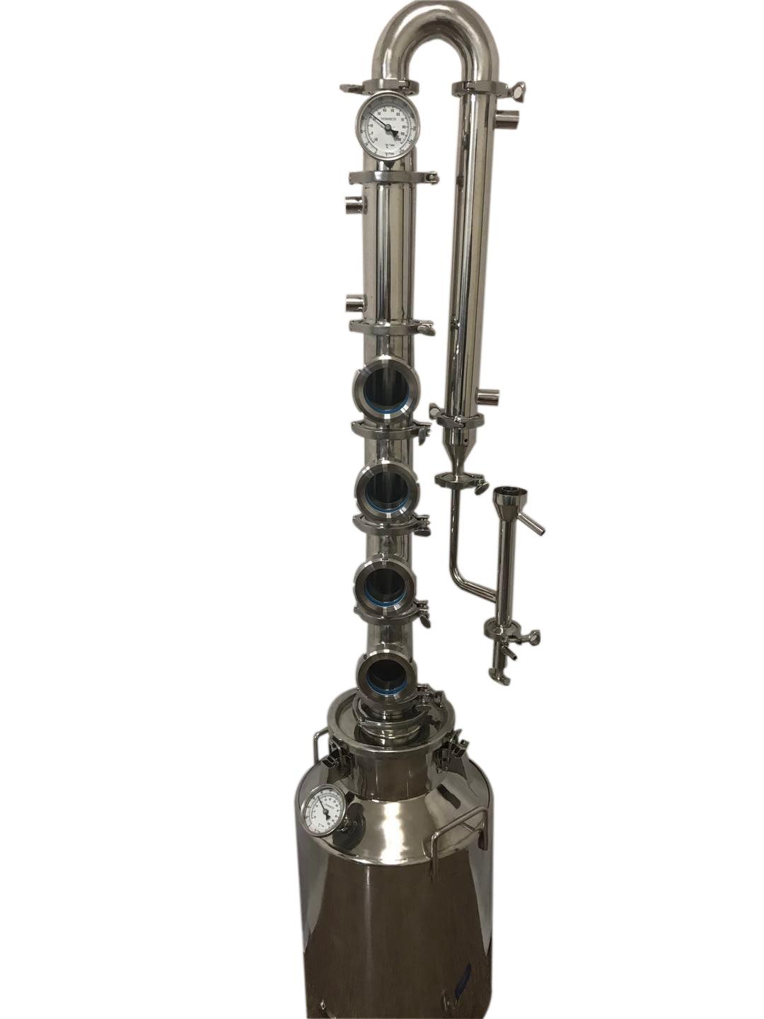 50Lt 3 inch 4 Plates Stainless Steel Reflux Still – OakStills