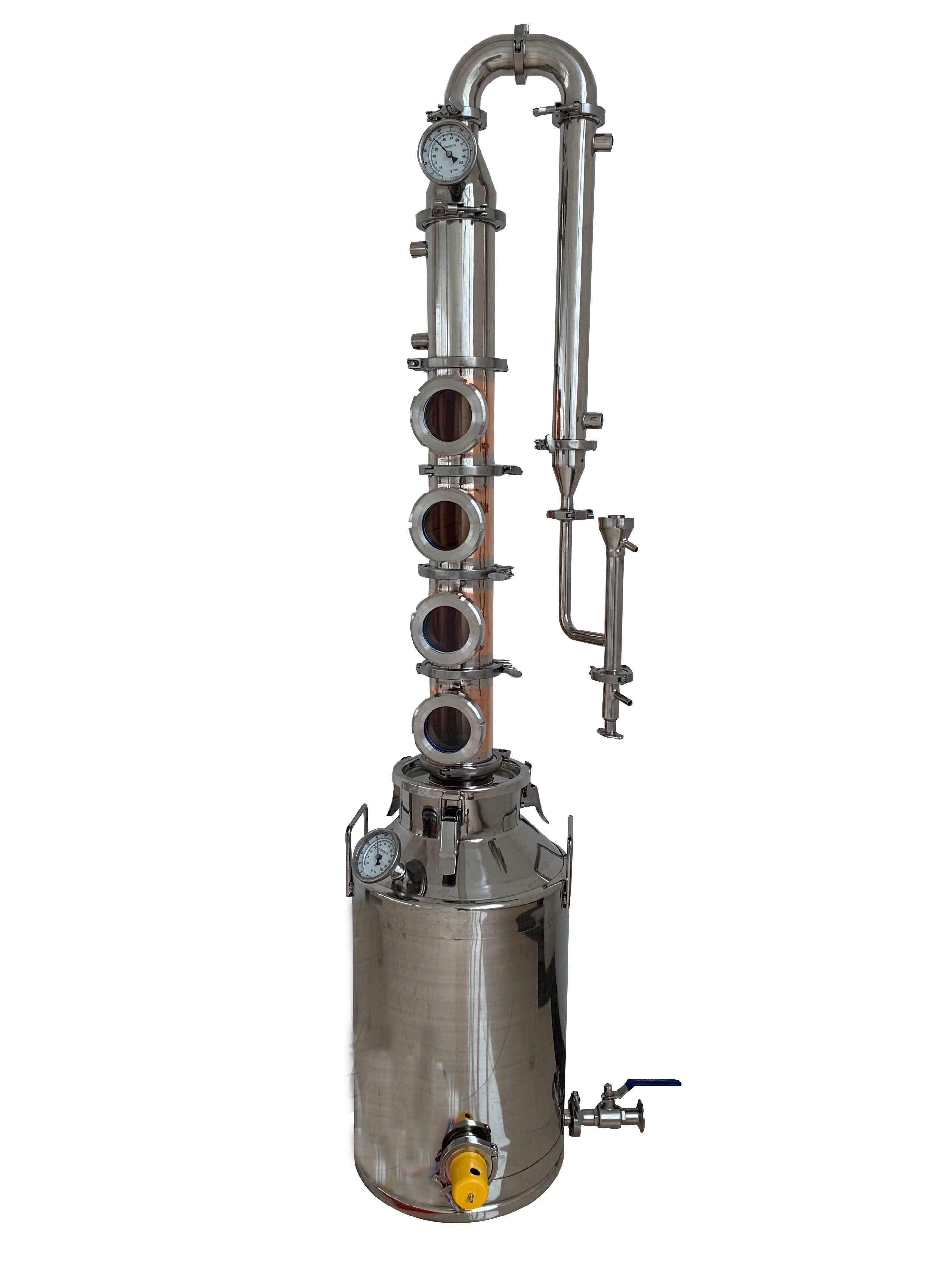 13 Gallon 50Lt Copper Moonshine Reflux Still - Turn-Key Project – OakStills