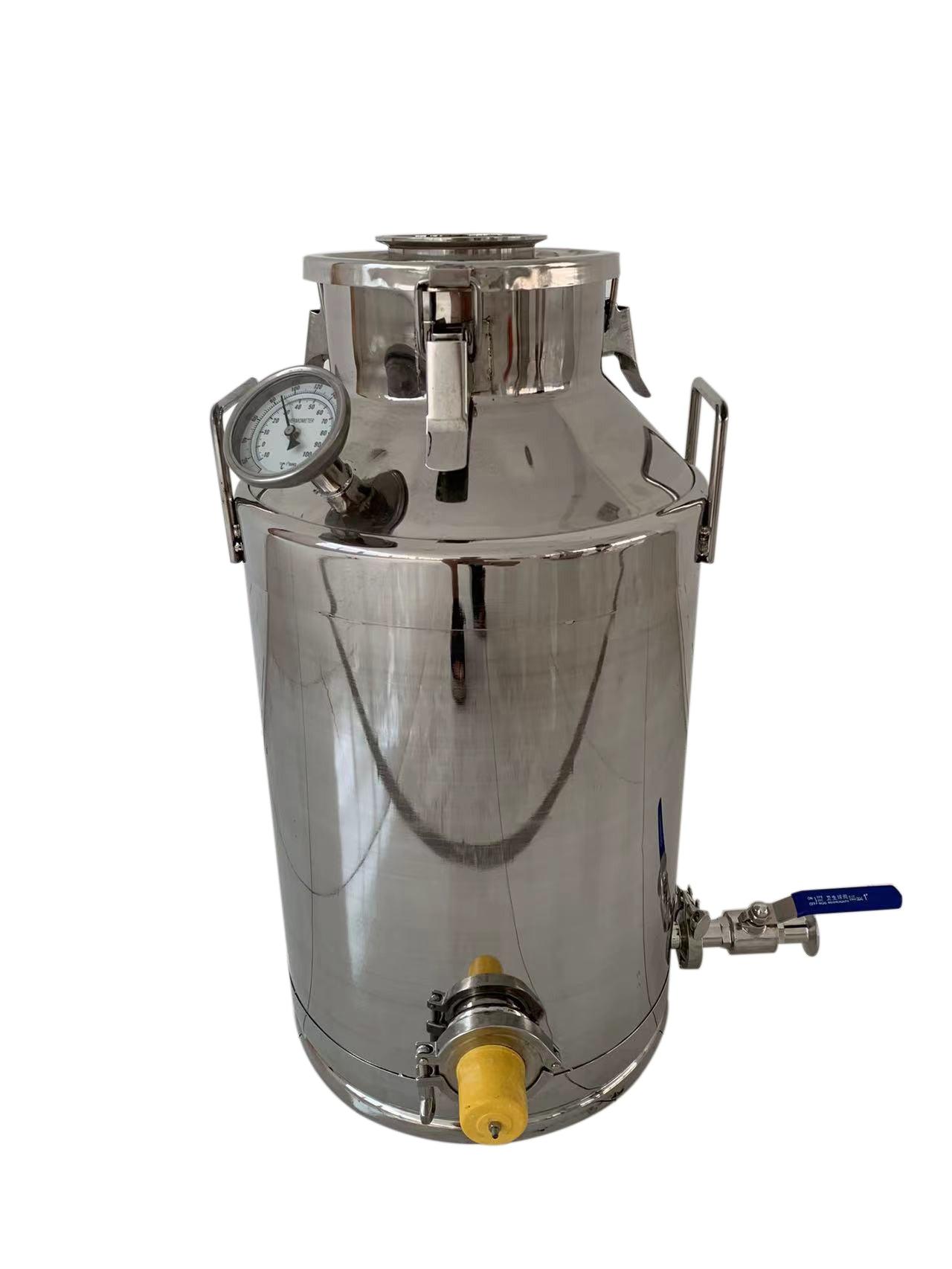 50Lt / 13 Gallons Stainless Steel Non Jacket Boiler / Milk Can Boiler ...