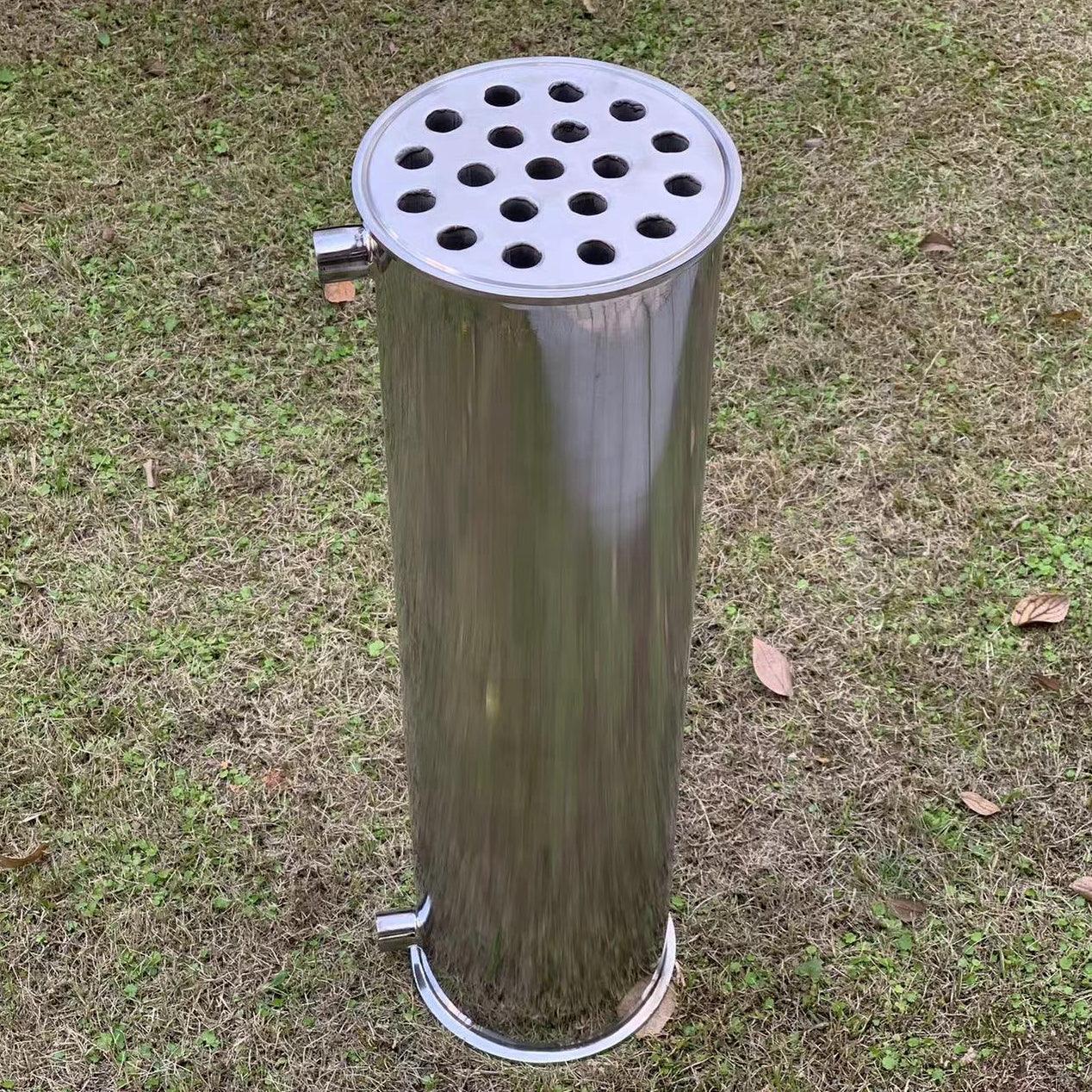 Floor Mounted Still Condenser with Base – OakStills