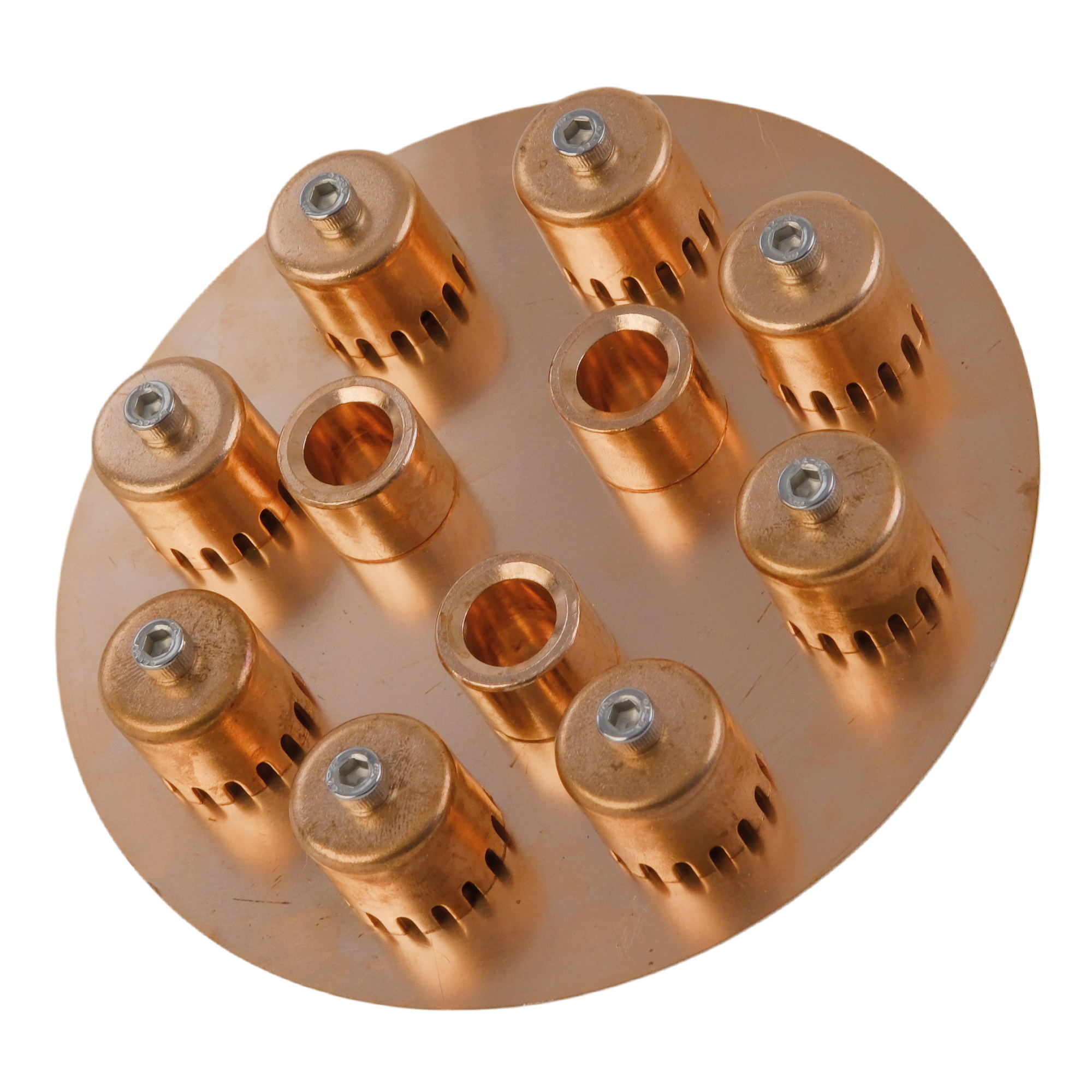 Copper Bubble Plate with Gasket – OakStills