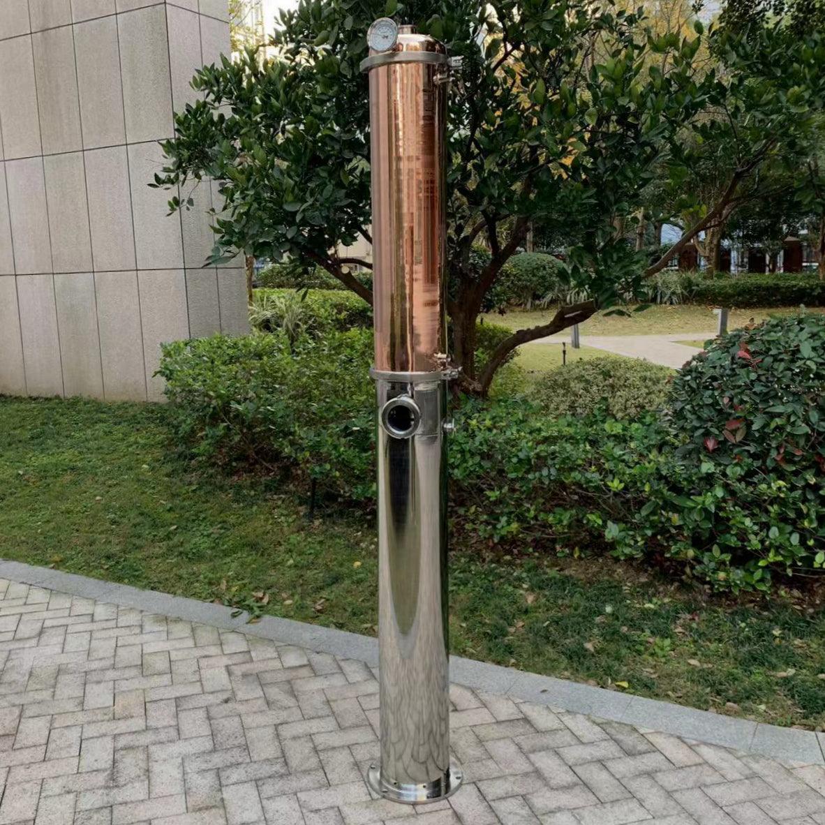 Floor Mounted Still Condenser with Base – OakStills