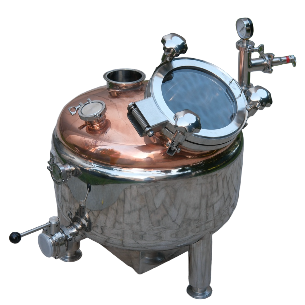 13 Gallons Copper Jacketed Bain-Marie Distilling Boiler – OakStills