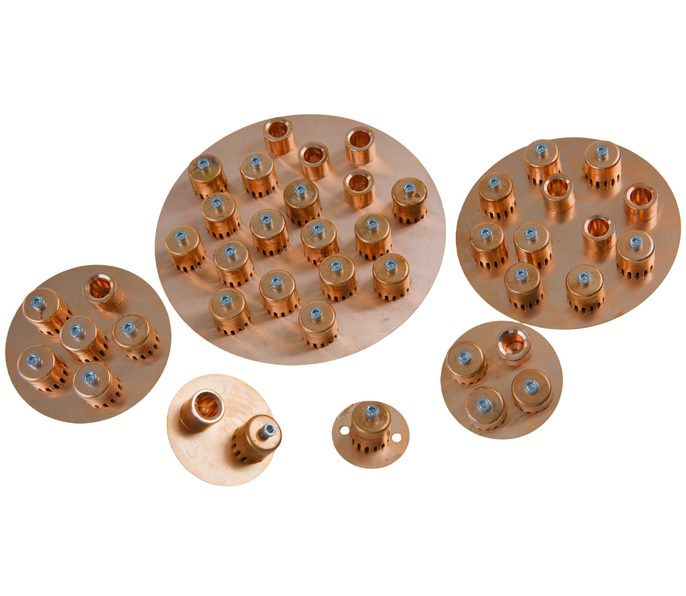 Copper Bubble Plate with Gasket – OakStills