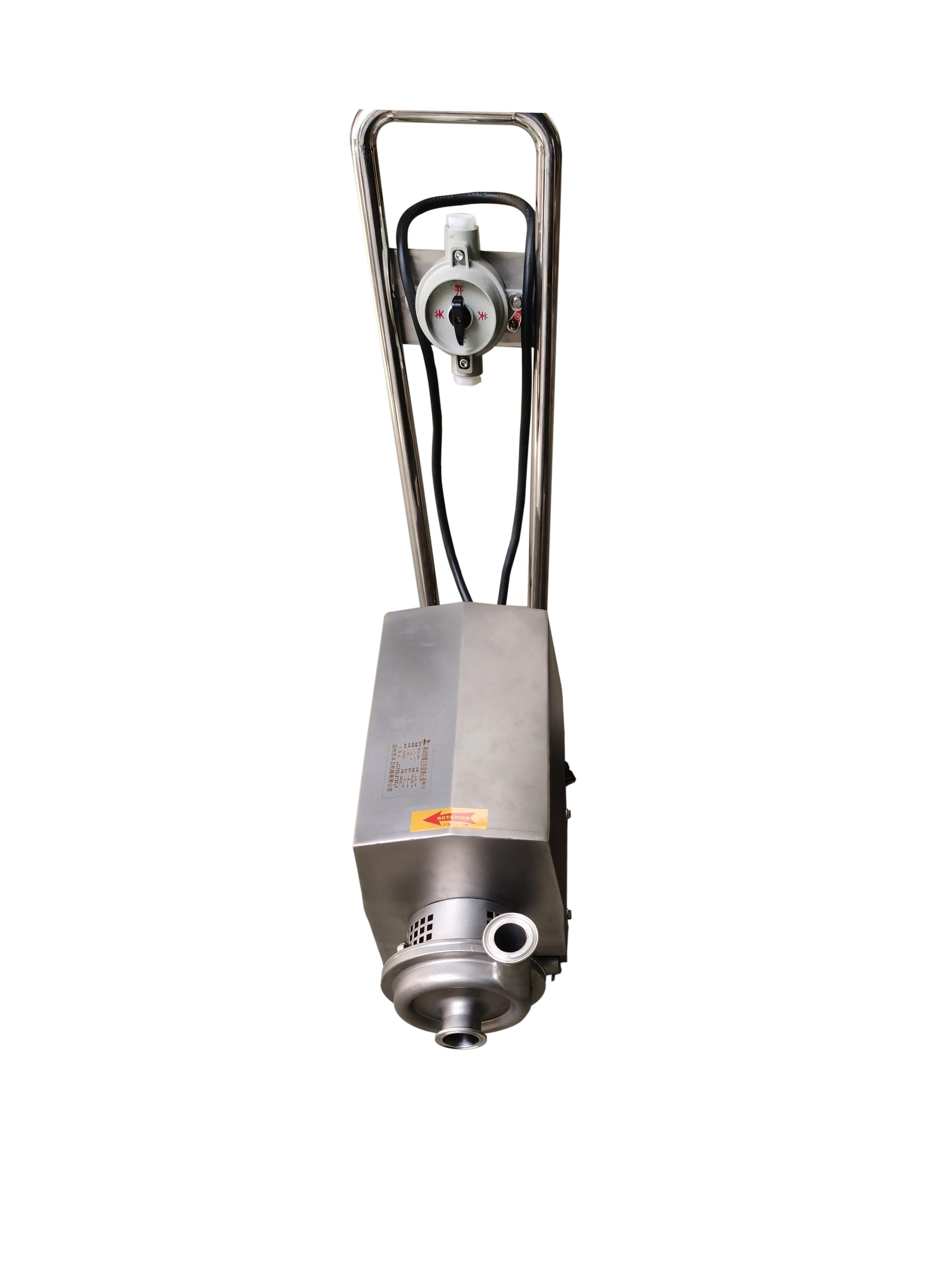 Stainless Steel Sanitary Centrifugal Pump On Cart – OakStills