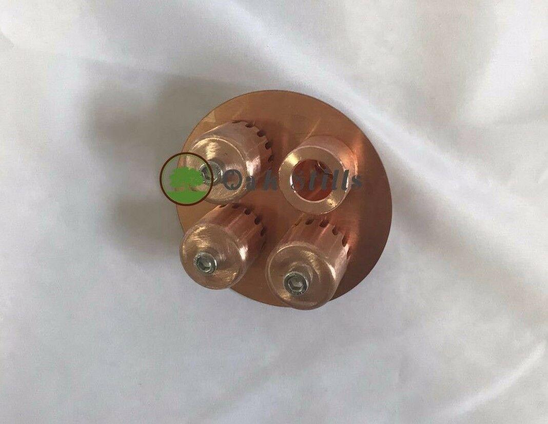 3" Copper Bubble Plate for Moonshine Alcohol Reflux Still – OakStills
