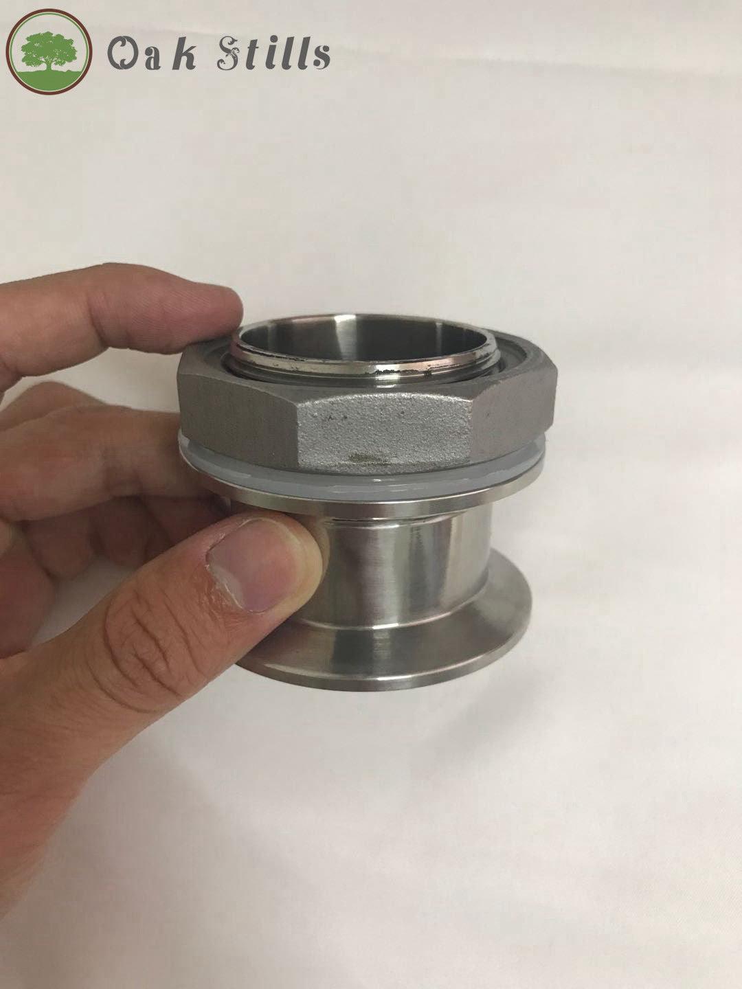 2 inch TriClamp Flange Adaptor-Weldless Bulkhead Fitting – OakStills