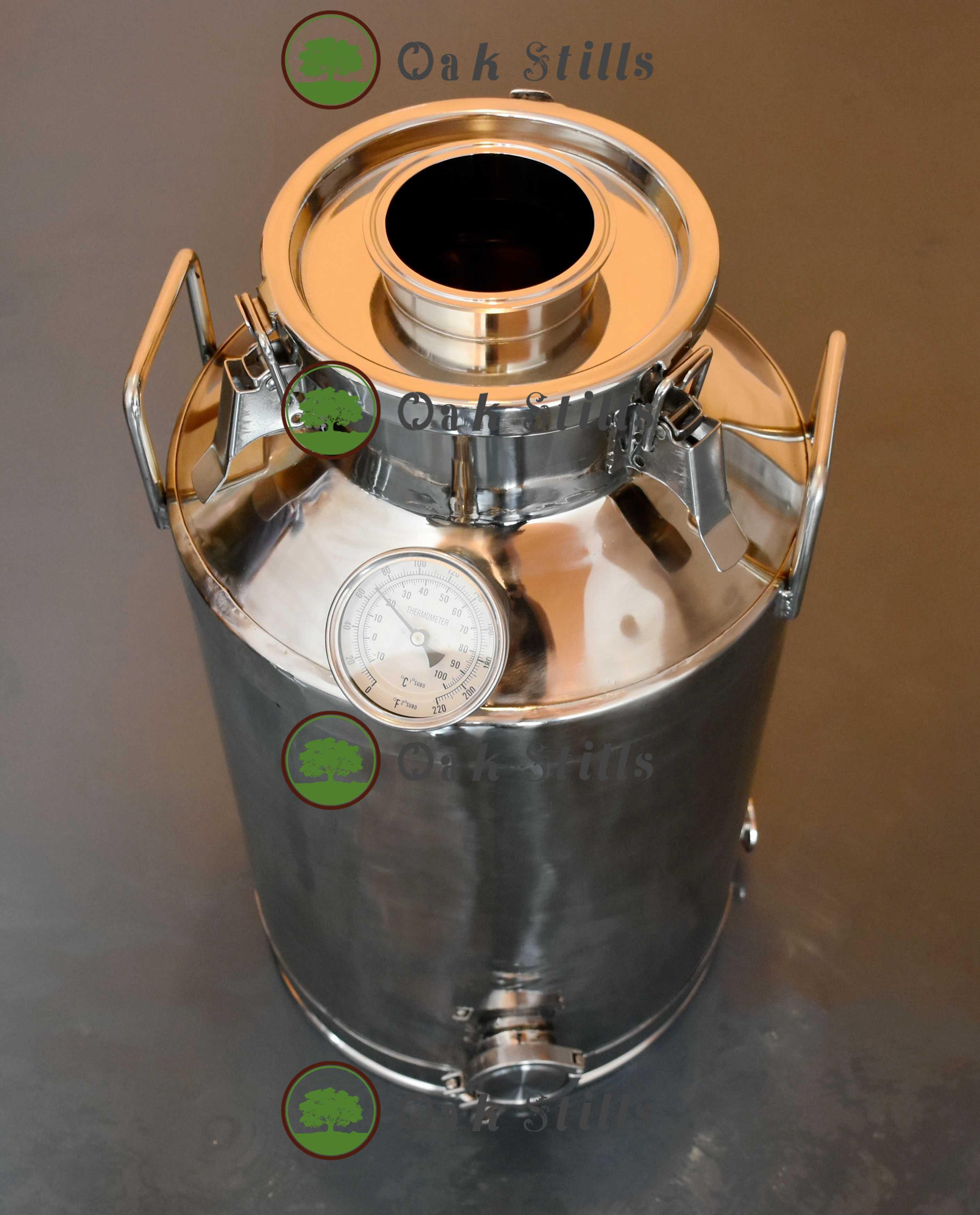 50Lt 4 inch 4 Plates Stainless Steel Reflux Still – OakStills