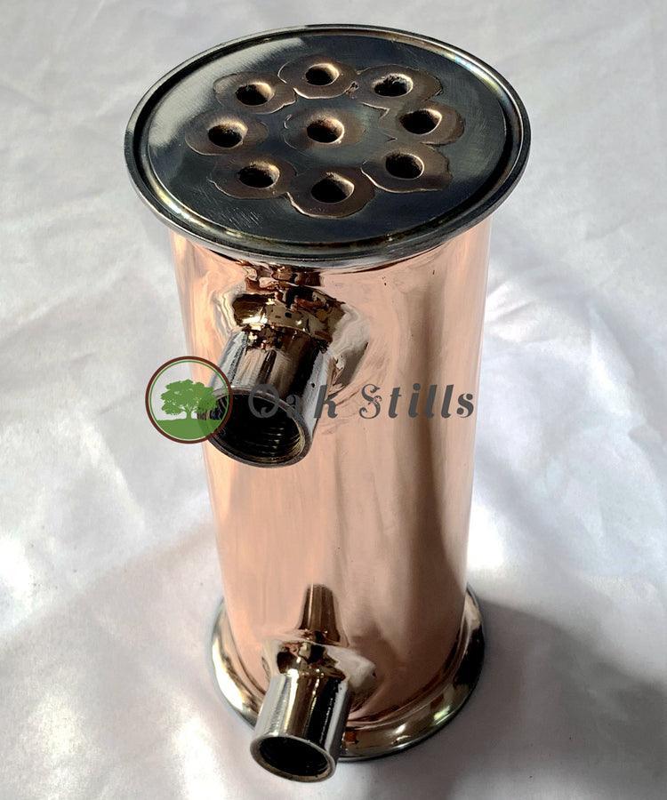 3" Copper Dephlegmator (200mm L) – OakStills