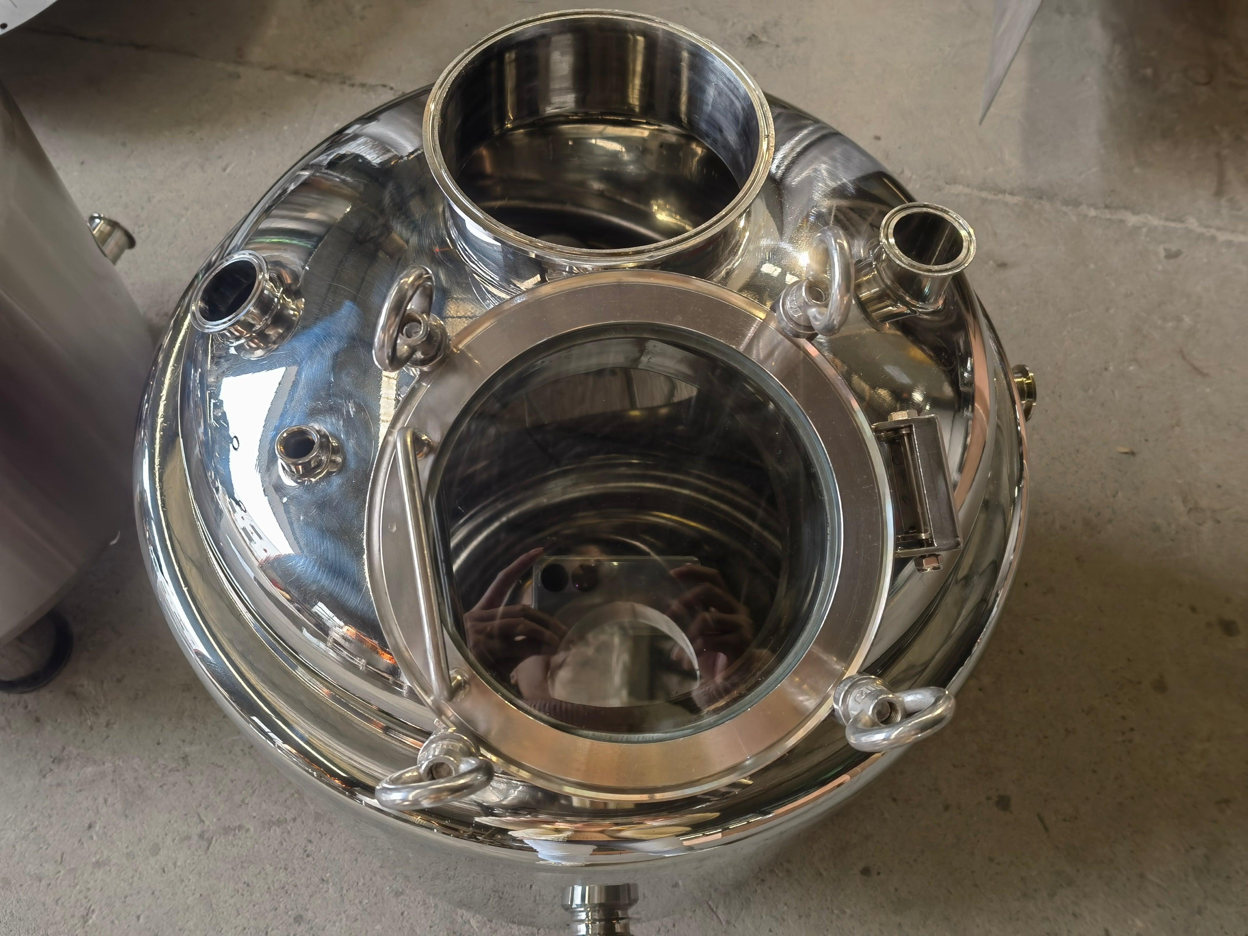 100Lt / 26 Gallon Stainless Steel Double Jacket Boiler Bain Marie ...