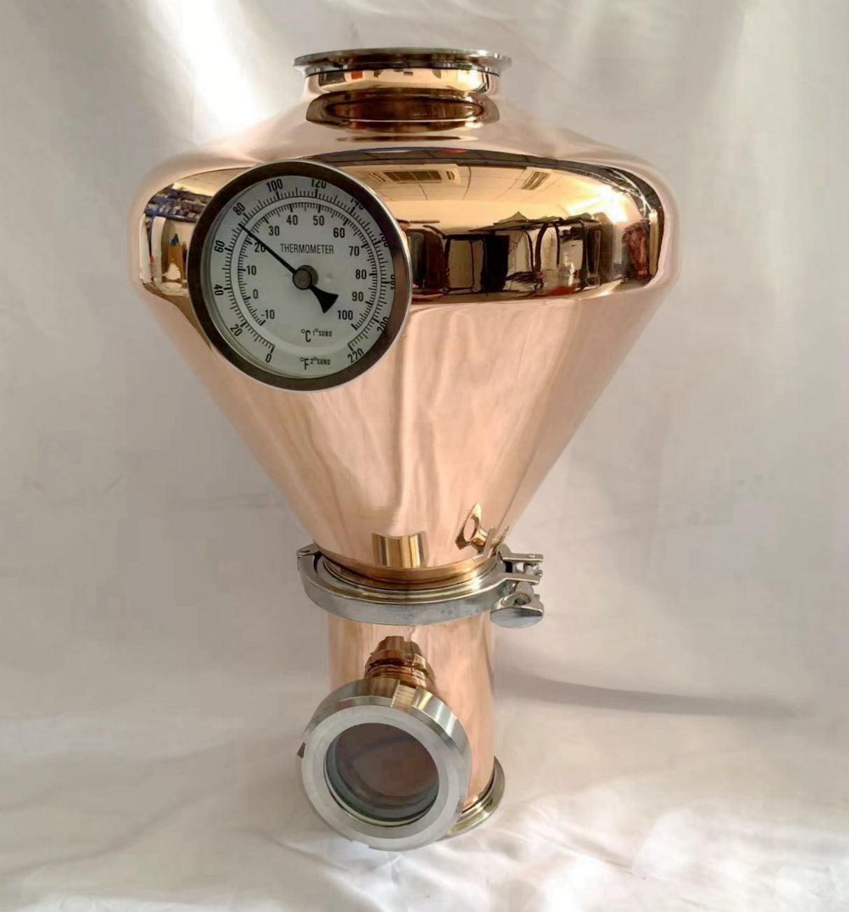 3 inch/4 inch copper helmet with sight glass – OakStills