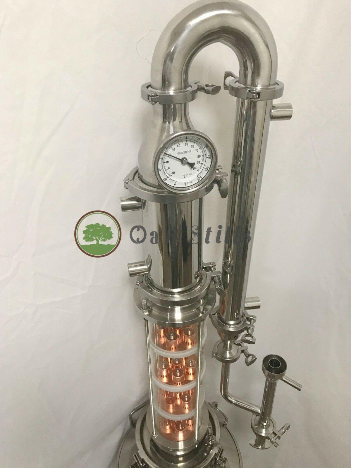 4 inch Glass Reflux Column – OakStills