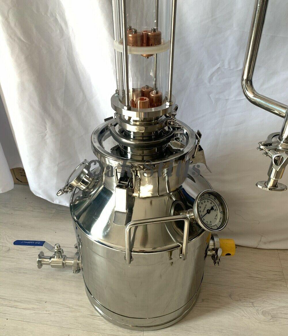 30Lt / 8 Gallon 3inch Glass Column Still – OakStills