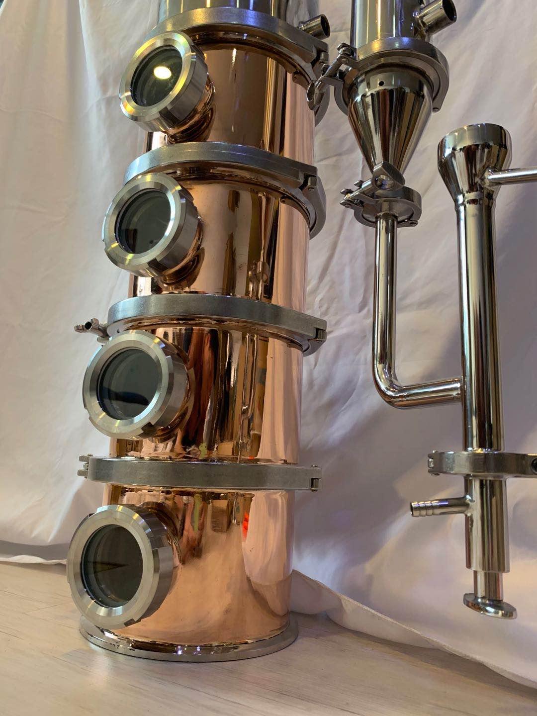 8 inch 4 Sections Copper Reflux Still Column / Flute Column – OakStills