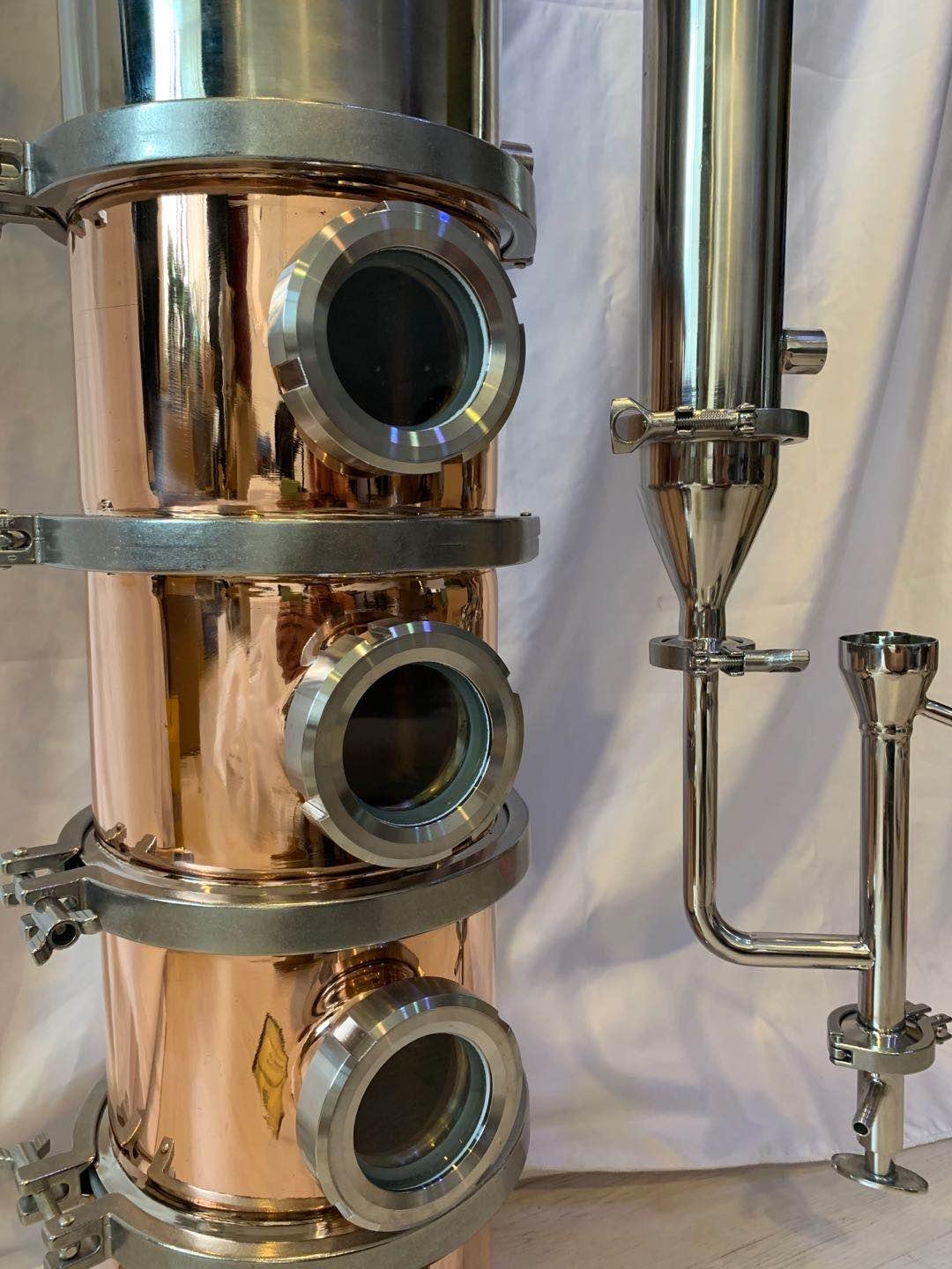 8 inch 4 Sections Copper Reflux Still Column / Flute Column – OakStills