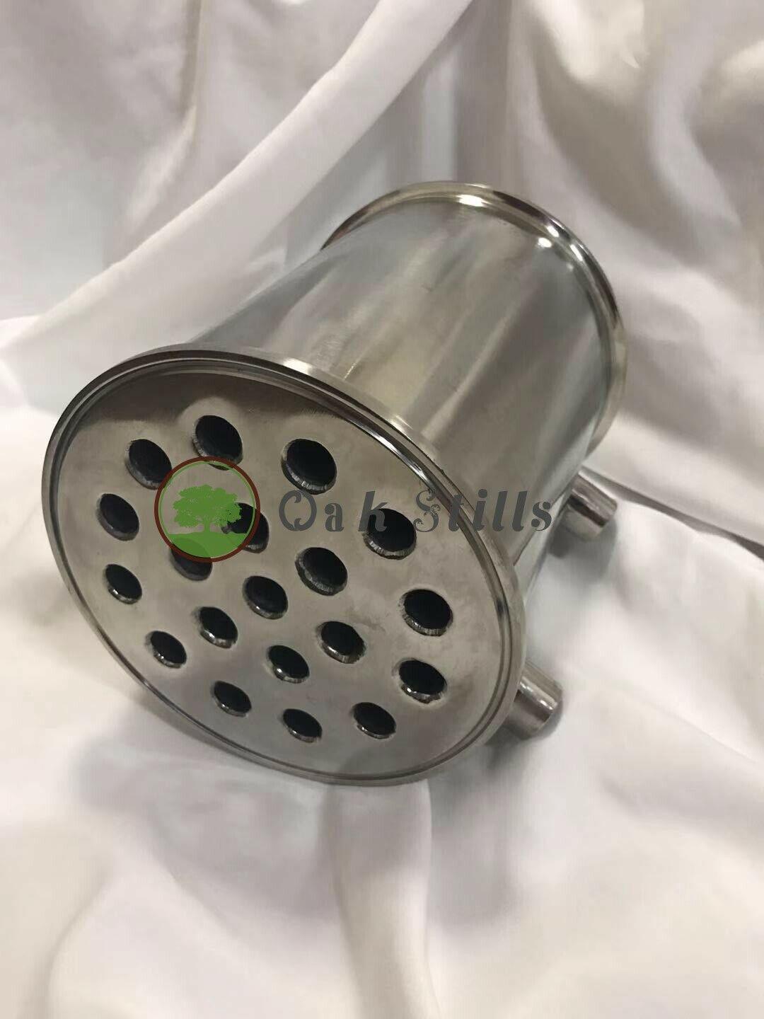 2" 3" 4" 6" 8" Stainless Steel Dephlegmator(200mm L) – OakStills