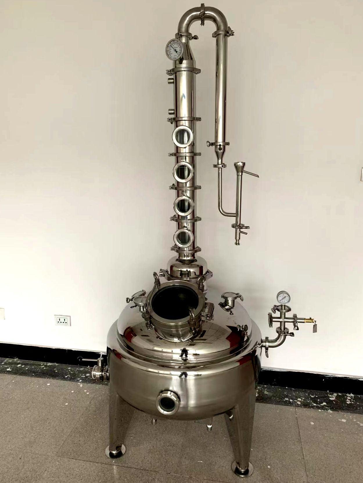 26 Gallon Jacket Distiller Vodka Gin Whiskey 4 inch Flute Still – OakStills